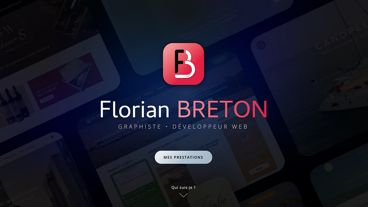 Florian Breton graphiste & développeur web